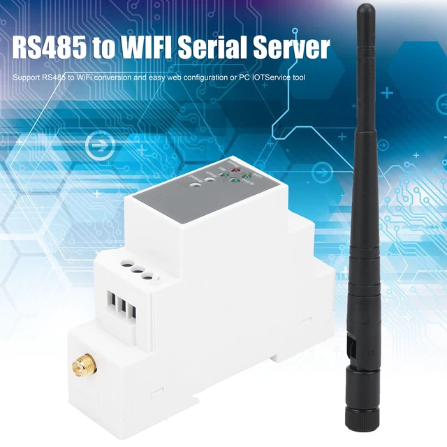 RS485 TO WIFI Serial Server Rail Mounting Ethernet Module For Mbed 160MHz HH0 $61.80 - PicClick AU