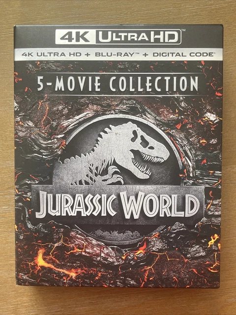 JURASSIC WORLD: 5-MOVIE Collection 4K Ultra HD + Blu-ray + Numérique ...