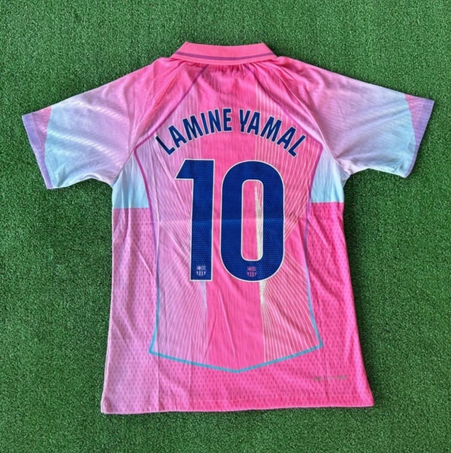 MAGLIA BARCELLONA LAMINE Yamal 10 Pink 2025/26 Nuova EUR 27,90 ...
