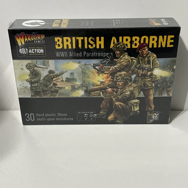 BRITISH AIRBORNE ARMY Starter Set Bolt Action WWII Warlord Games Models ...