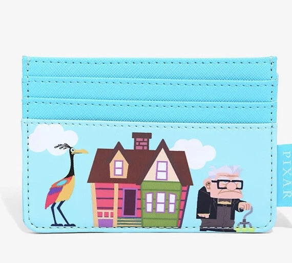 LOUNGEFLY DISNEY PIXAR Up Carl, Russell, Dug, Kevin Cardholder Wallet ...