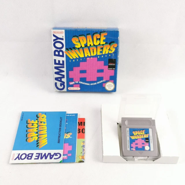SPACE INVADERS GAME Boy per Nintendo PAL completo in scatola EUR 70,32 ...