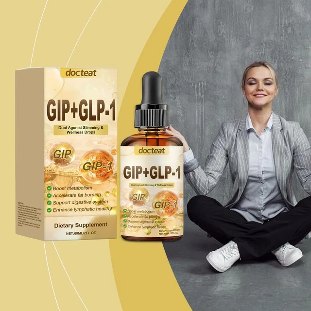 GLP-1 MORINGA HEALTH Boost Drops Liquid Healthy Body Shaping Aid Drops ...