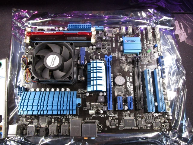 ASUS M5A97 R2.0 Motherboard AMD 970 Socket AM3+ 4×DDR3 ATX + CPU ...