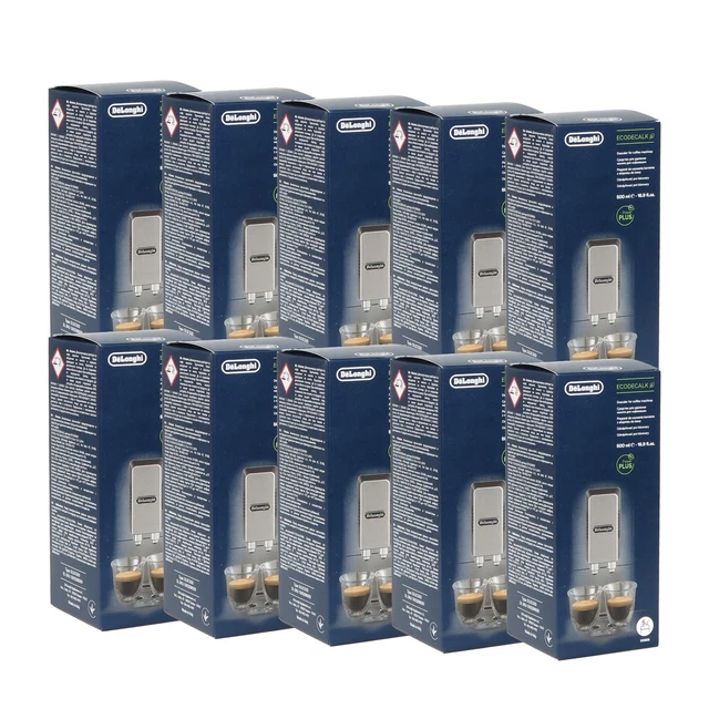 DELONGHI ENTKALKER ECODECALK DLSC500 für Kaffeevollautomaten 10 x 500ml EUR 97,53 - PicClick DE