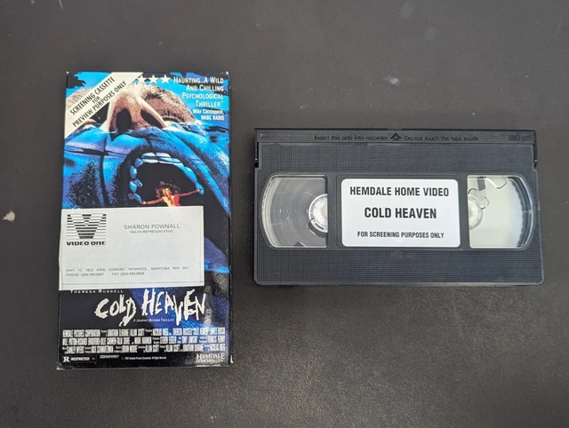 COLD HEAVEN HEMDALE VHS Screener Copy Mark Harmon Theresa Russell £10. ...