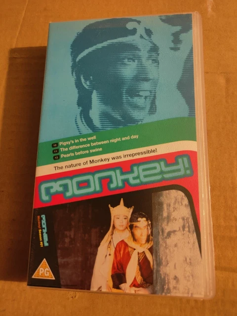 MONKEY VHS - classic TV series - 3 episodes 10 11 12 Volume 4 FREE ...