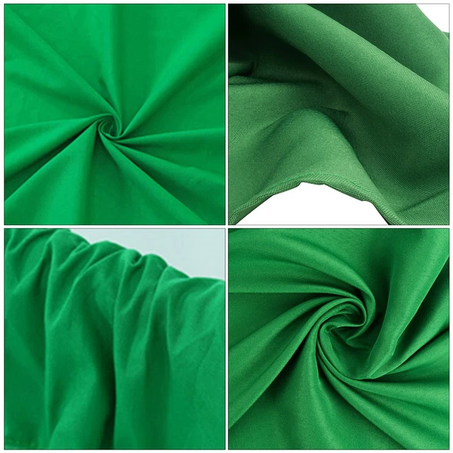 1PC SOLID GREEN Color Photographic Cloth Backdrop Practical Background ...