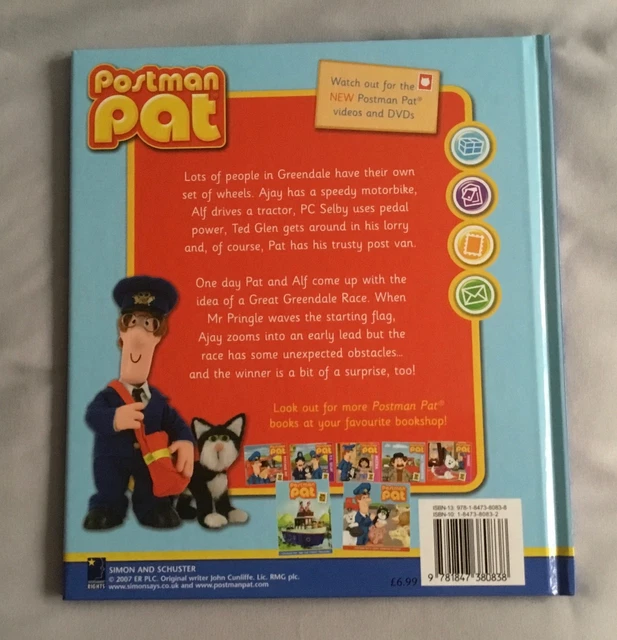 POSTMAN PAT AND the Great Greendale Race Hardback Story Book £5.45 ...