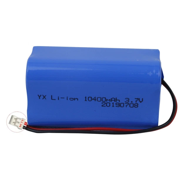 3.7V RECHARGEABLE LI-LON Battery Pack 4P LED Emergency Light 4800mAh ...