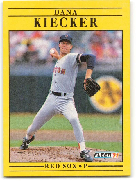 1991 FLEER BASEBALL #99 Dana Kiecker Boston Red Sox EUR 0,82 - PicClick FR