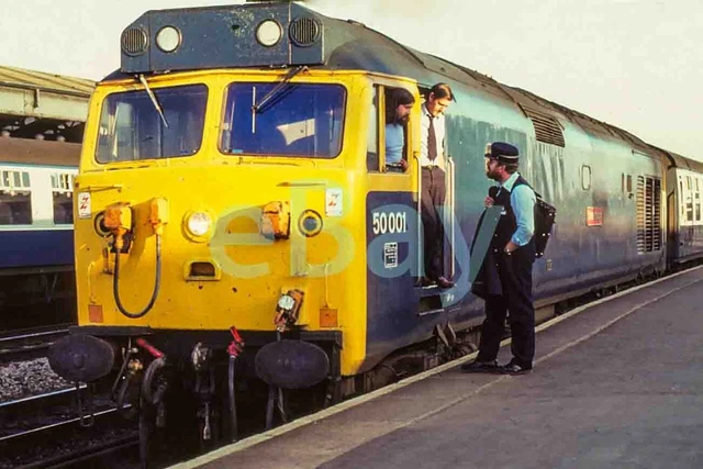 UK DIESEL TRAIN Railway Photograph Of Class 50 50001. Rm50-08 £1.70 ...