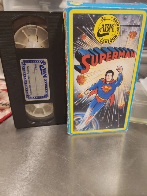 VINTAGE SUPERMAN 1942 cartoon series ABM VHS (tested) rare HTF $48.30 ...