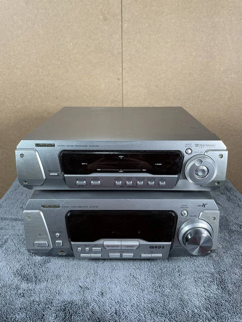 TECHNICS SA-EH790 & SH-EH790 Stack System Amplifier + Sound Processor ...