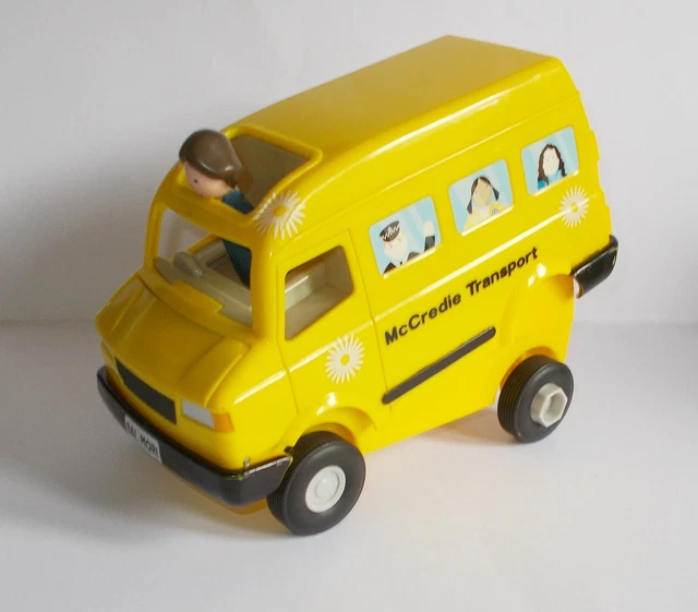 BBC WHATS THE STORY BALAMORY EDIE McCREDIE TRANSPORT PUSH & GO YELLOW ...