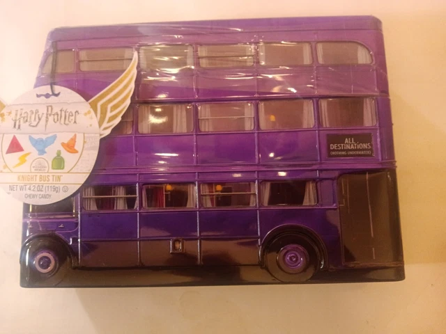 WARNER BROS STUDIO Tour Harry Potter Knight Bus Tin Keepsake Piggy Bank ...