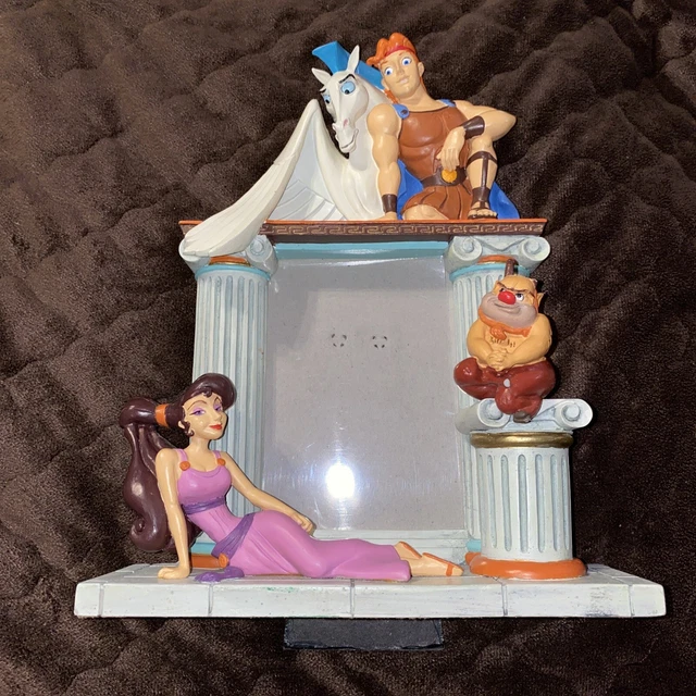 DISNEY HERCULES MEGARA Meg Phil Pegasus Figural Resin Photo Frame £96. ...
