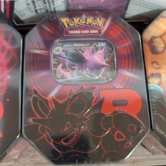 POKEMON TCG TEAM Rocket Destined Rivals Tin - Nidoking | Quick Dispatch ...