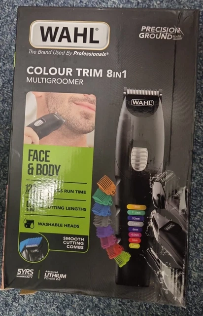 WAHL COLOUR TRIM 8-in-1 Multi-Trimmer Kit - Black £21.99 - PicClick UK