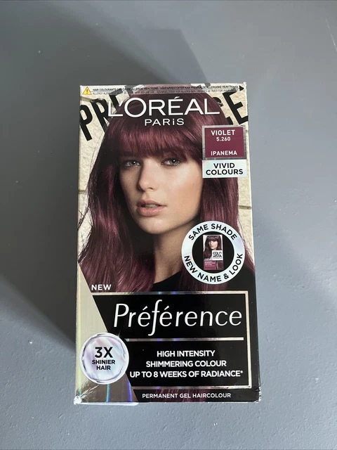 L'ORÉAL PARIS PERMANENT Hair Colour, Preference Vivids (Colorista ...