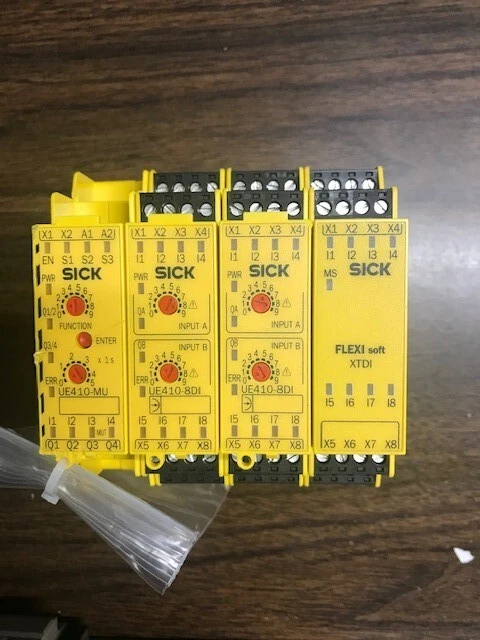 SICK SAFETY RELAY Flexi Soft I/O Controller Module FX3-XTD180002 + 3x ...