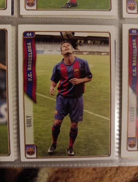 GIULY 44 BARCELONA Mundicromo 2004 2005 Fichas De La Liga Perfect Condition EUR 6,90 - PicClick FR