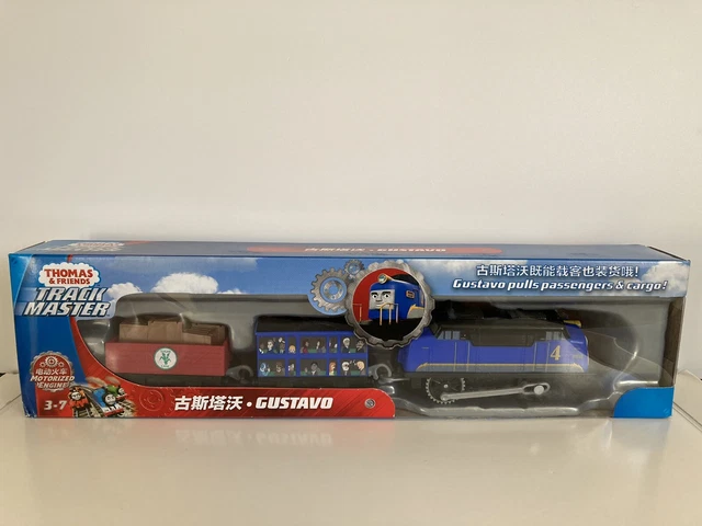 THOMAS & FRIENDS Trackmaster Gustavo GHK78 Motorized Train Sealed Rare ...