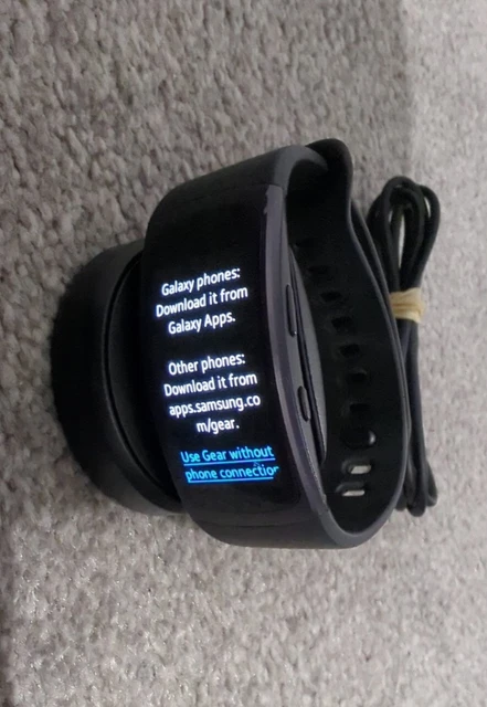 SMARTWATCH SAMSUNG GALAXY Gear Fit 2 SM-R360 Bluetooth nero *leggi ...