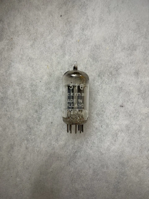 AMPEREX 7316 ECC186 12AU7 Long Plate NOS Tested D Foil Getter Super ...