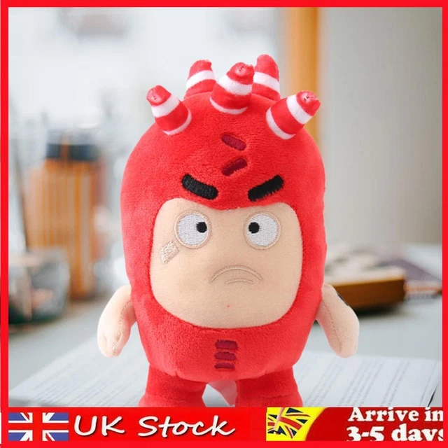 ODDBODS PLUSH STUFFED Toys 18CM Mini Figurines for Boys and Girls (Red ...