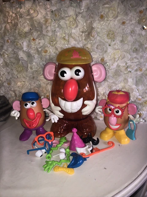 MR POTATO HEAD SUPER SPUD CONTAINER + 2 Mr& Mrs Potato Heads HASBRO ...