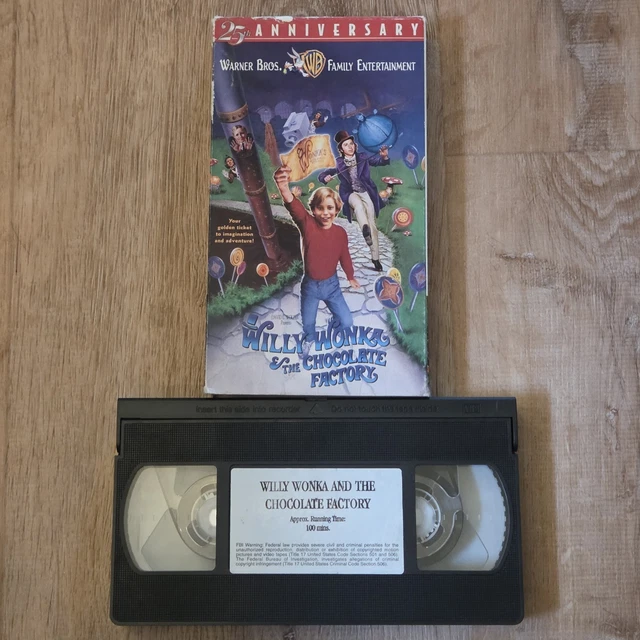 WILLY WONKA AND the Chocolate Factory VHS 1996 Remastered 25th ...