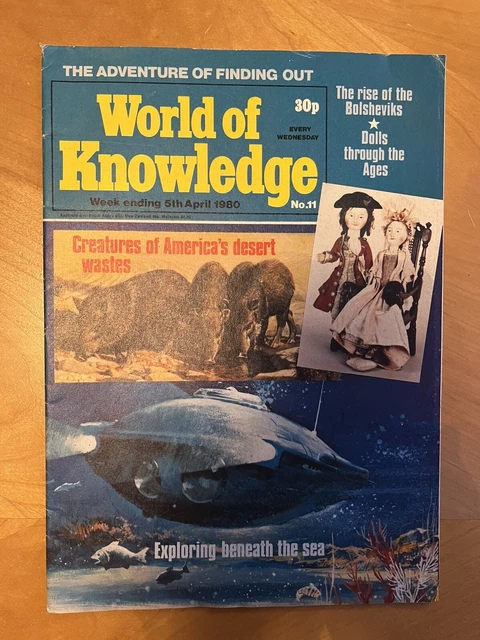 WORLD OF KNOWLEDGE Magazine No. 11 April 1980 £0.99 - PicClick UK