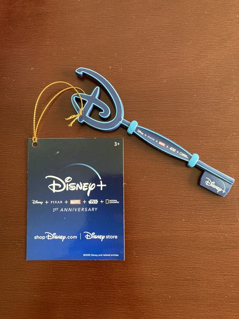 DISNEY STORE DISNEY+ Plus First Year 1st Anniversary Collectible Key ...