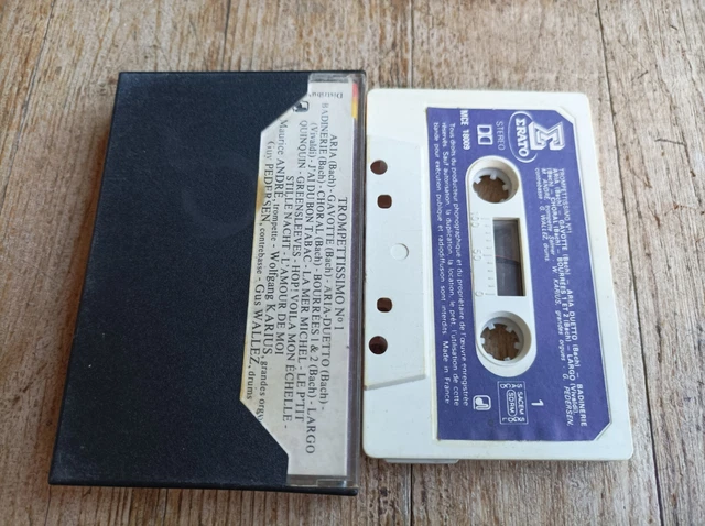 MAURICE ANDRÉ TROMPETISSIMO No 1 CASSETTE AUDIO TAPE K7 MC TROMPETTE ...