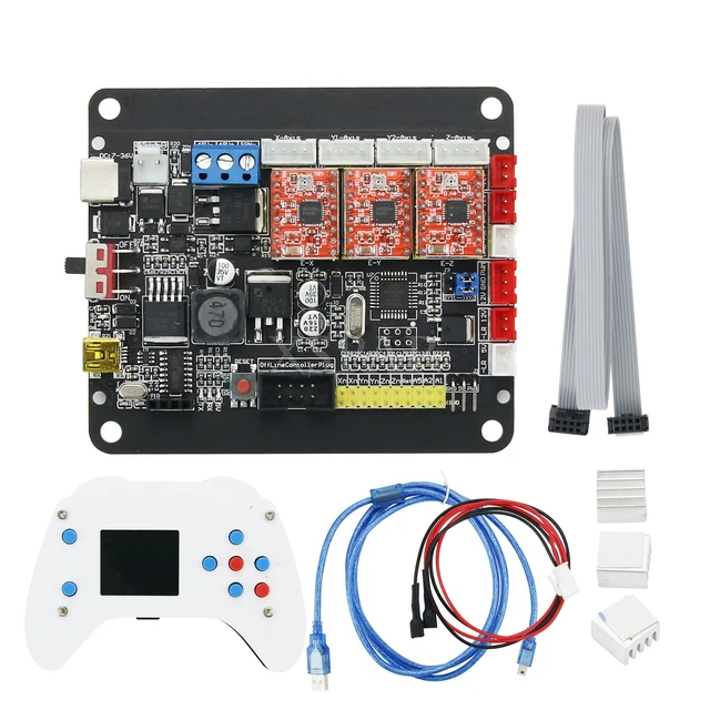 CNC 3 AXIS Control Board Version 4.0+Controller Screen for GRBL ...