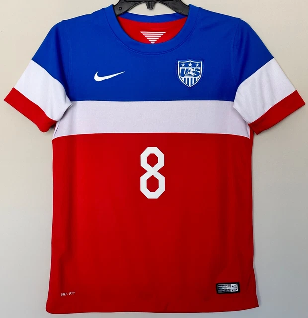 CLINT DEMPSEY #8 USA Soccer Jersey Nike Dri-fit Shirt Size Large Boys ...