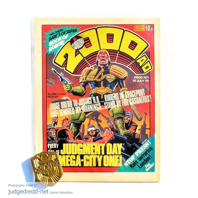 2000AD PROG 121 ABC Warriors 1st Mongrol Starlord Brian Bolland 14 7 ...