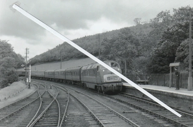 A VIEW OF D844 at bodmin road station in 1962 £1.50 - PicClick UK