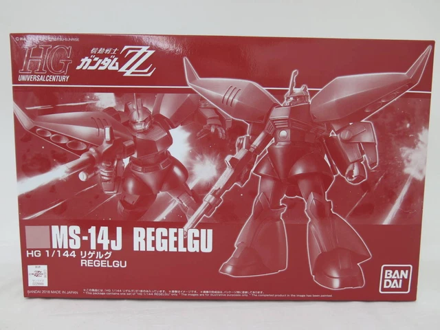 BANDAI HGUC 1/144 MS-14J REGGU Mobile Suit ZZ Gundam Unassembled EUR ...