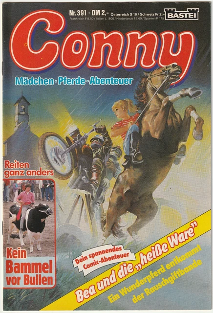 CONNY #391 Bea und die "heiße Ware" + Poster, Bastei 1987 COMICHEFT TOP ...