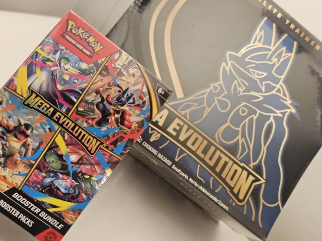 POKEMON MEGA EVOLUTION Elite Trainer Box & Booster Bundle $182.12 ...