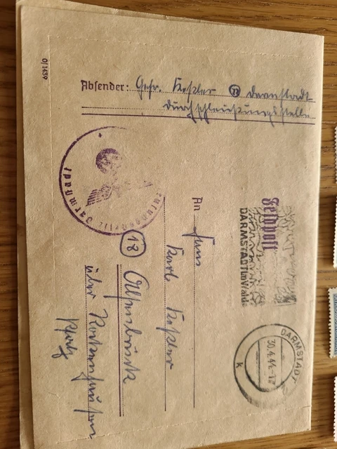 SECOND WORLD WAR German Soldiers Hand Written Letter Photograph Stamps ...