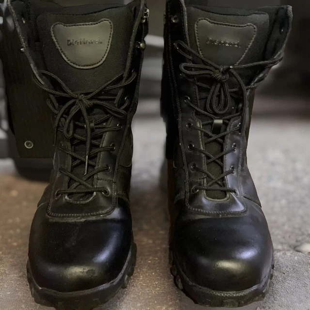 DIE HARD MEN’S Black Leather And Man Made Lace Up Work boots Size 13 £ ...