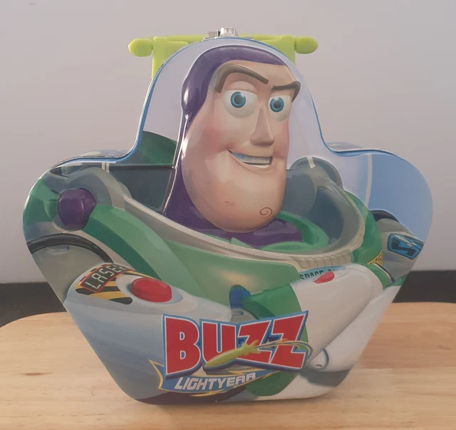 DISNEY/PIXAR BUZZ LIGHTYEAR Lunch Box Empty Tin Container EUR 21,80 ...