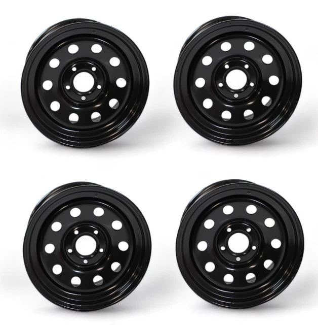4X RANGE ROVER P38 Modular Steel Wheel 16" Black 8" ET25 5x120 £284.98 ...