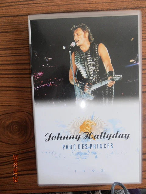 JOHNNY HALLYDAY PARC DES PRINCES 1993 Cassette VHS EUR 6,00 - PicClick FR