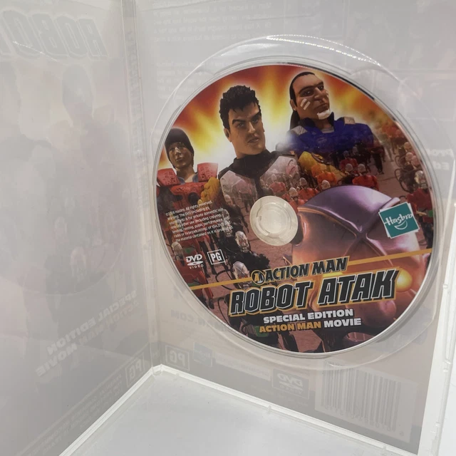 ACTION MAN ROBOT Atak Special Edition DVD Hasbro 2004 Free Postage $15. ...