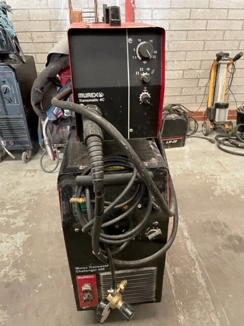 MUREX TRANSWELD CHALLENGER 400 & Transmatic 4C Wire Feed Unit £1,350.00 ...