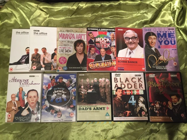11 X DVDS CLASSIC BBC TV COMEDY Blackadder Dad's Army Ronnie Barker ...